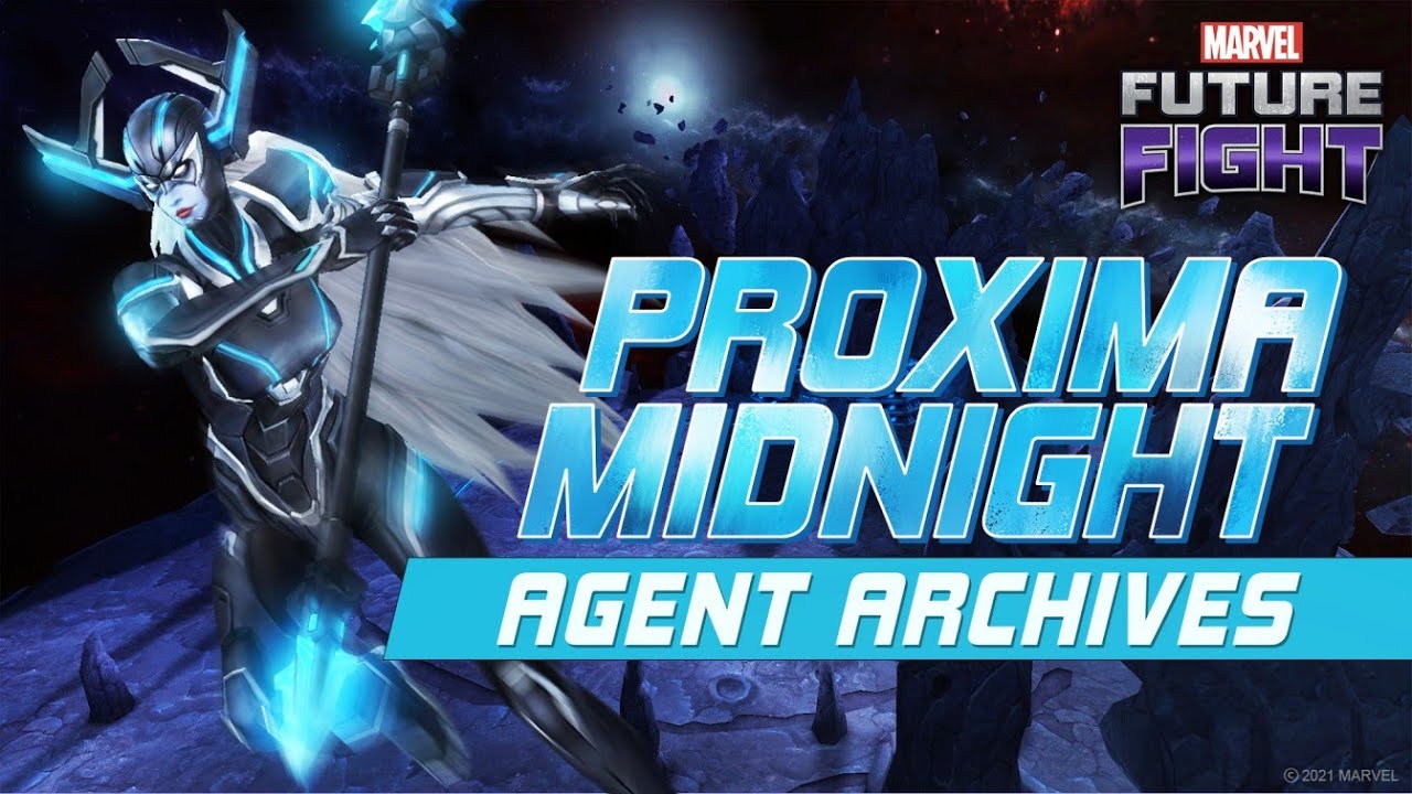 MARVEL Future Fight: Proxima Midnight Agent Archive - YouTube