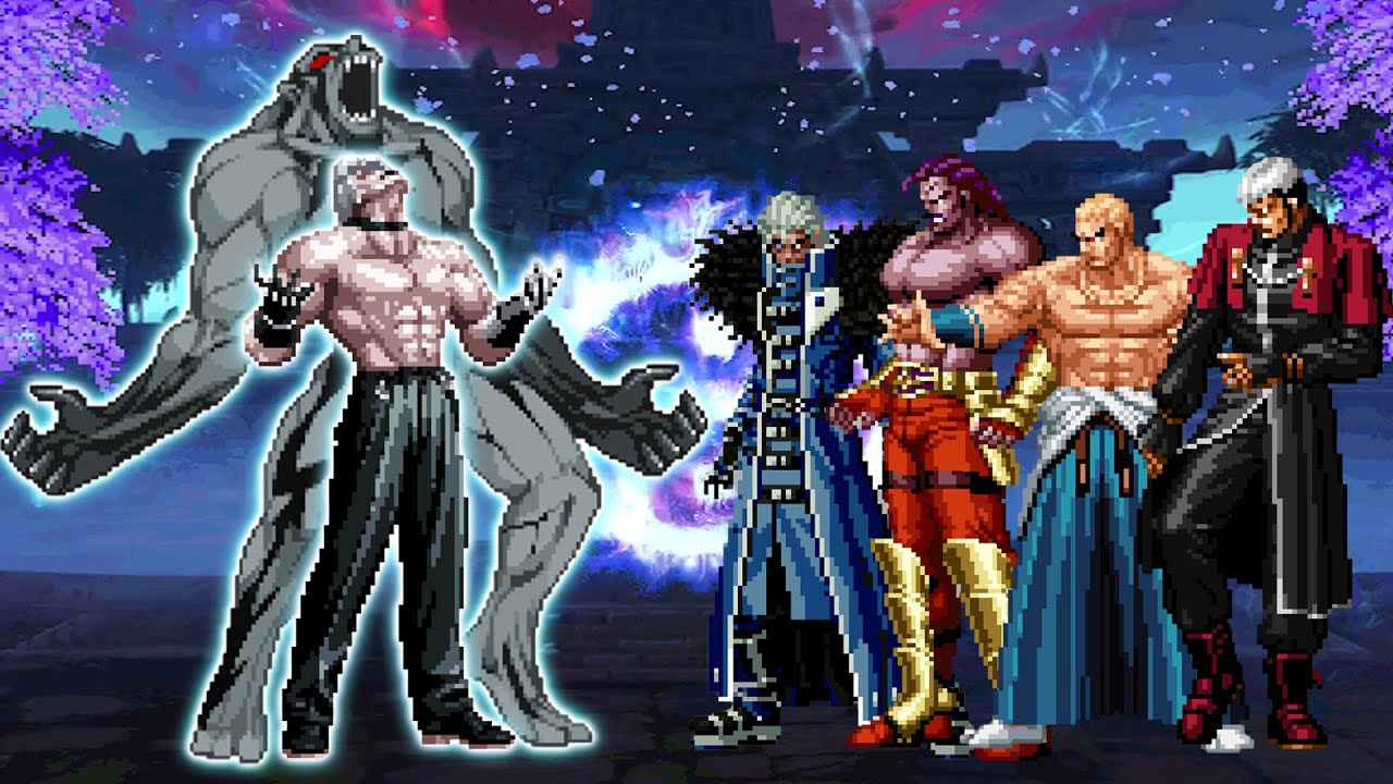 [KOF Mugen] Atlas vs KOF Bosses Team - YouTube