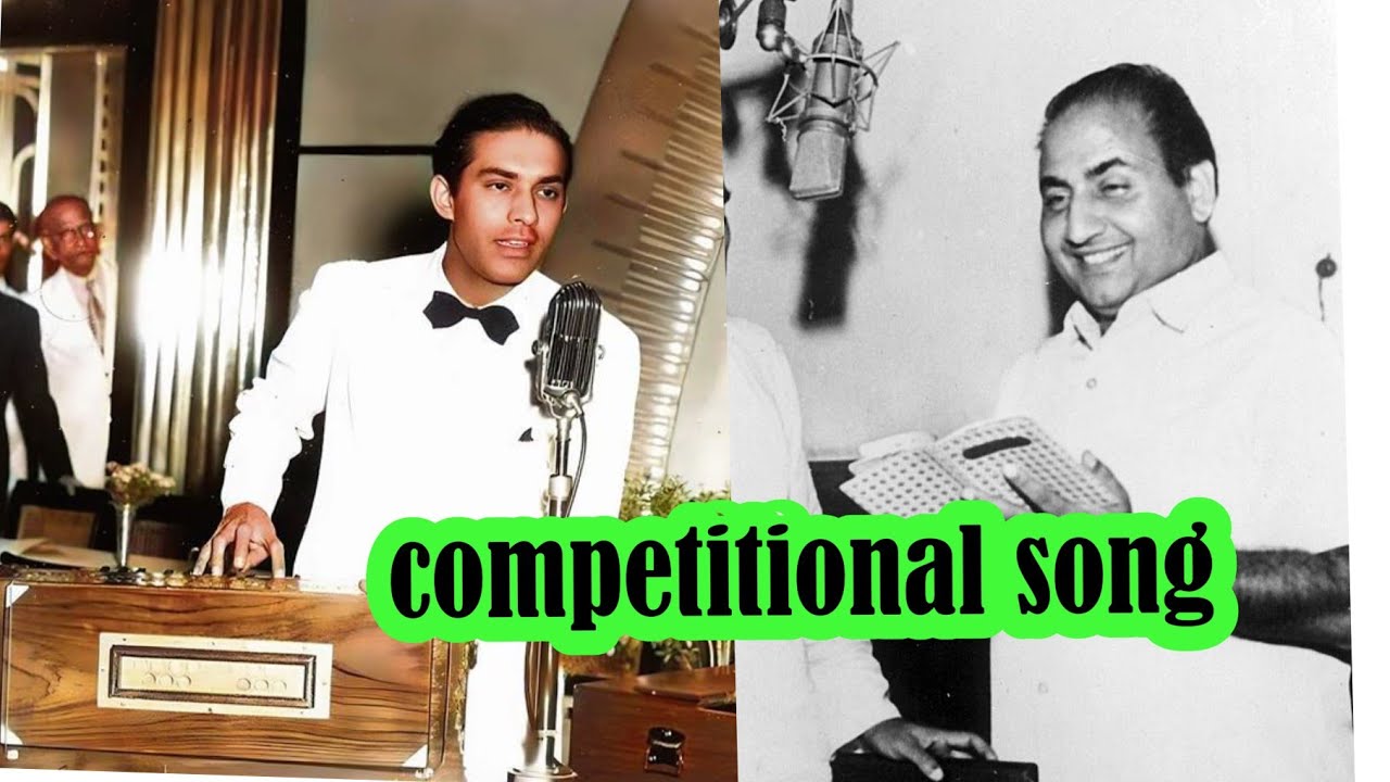 Mohammad Rafi , Talat competition songs in 1958 "Lala rokh "Asmat, Kafi ...