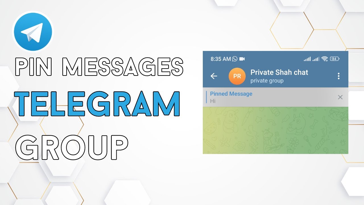 How to Pin Messages on Telegram Group - YouTube
