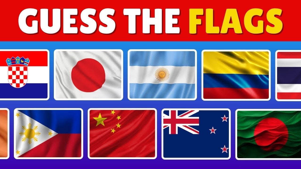 Guess The Country By The Flag | Can You Guess The County By Flag Quiz ...