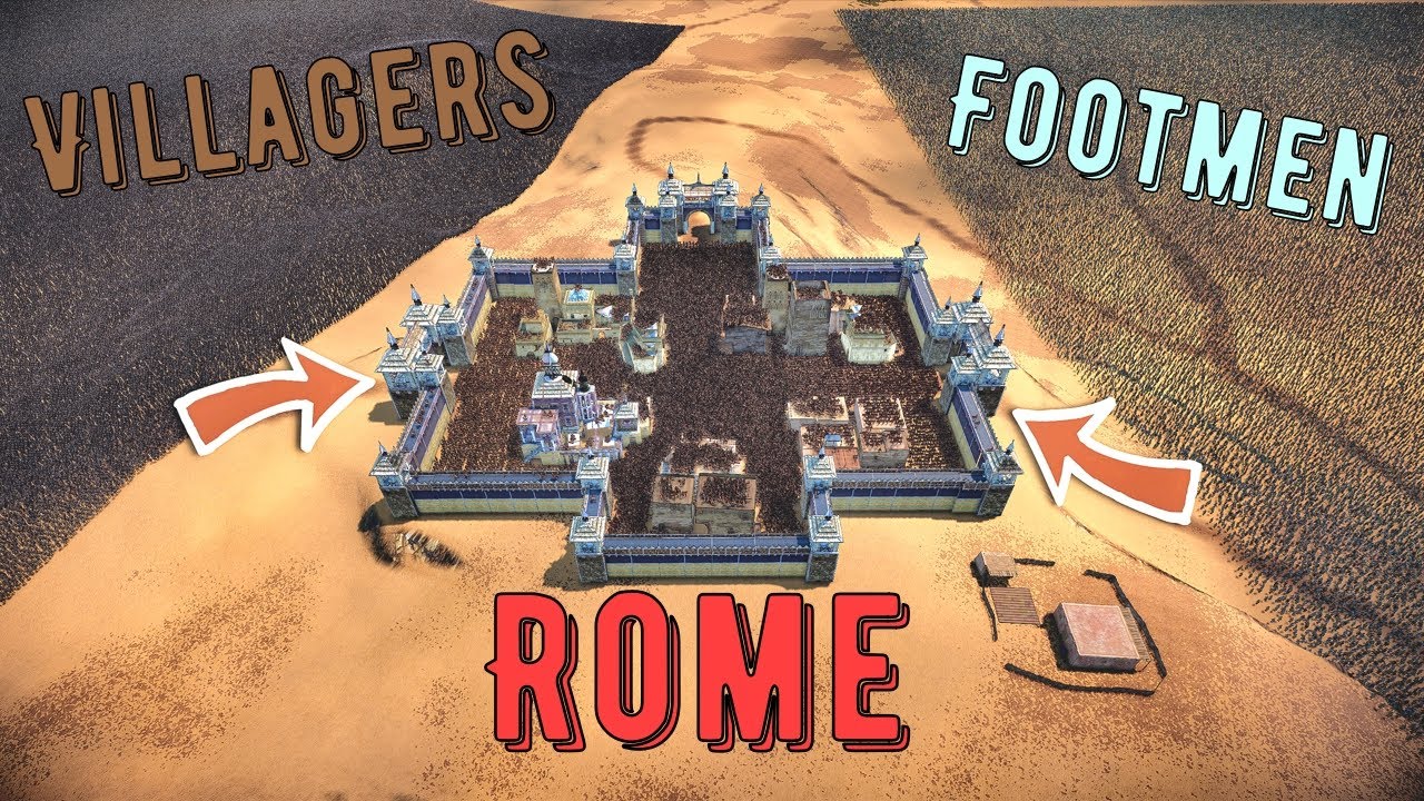 Battle Of 3 Armies For Castle: Generals - Villagers - Footmen - UEBS 2 ...