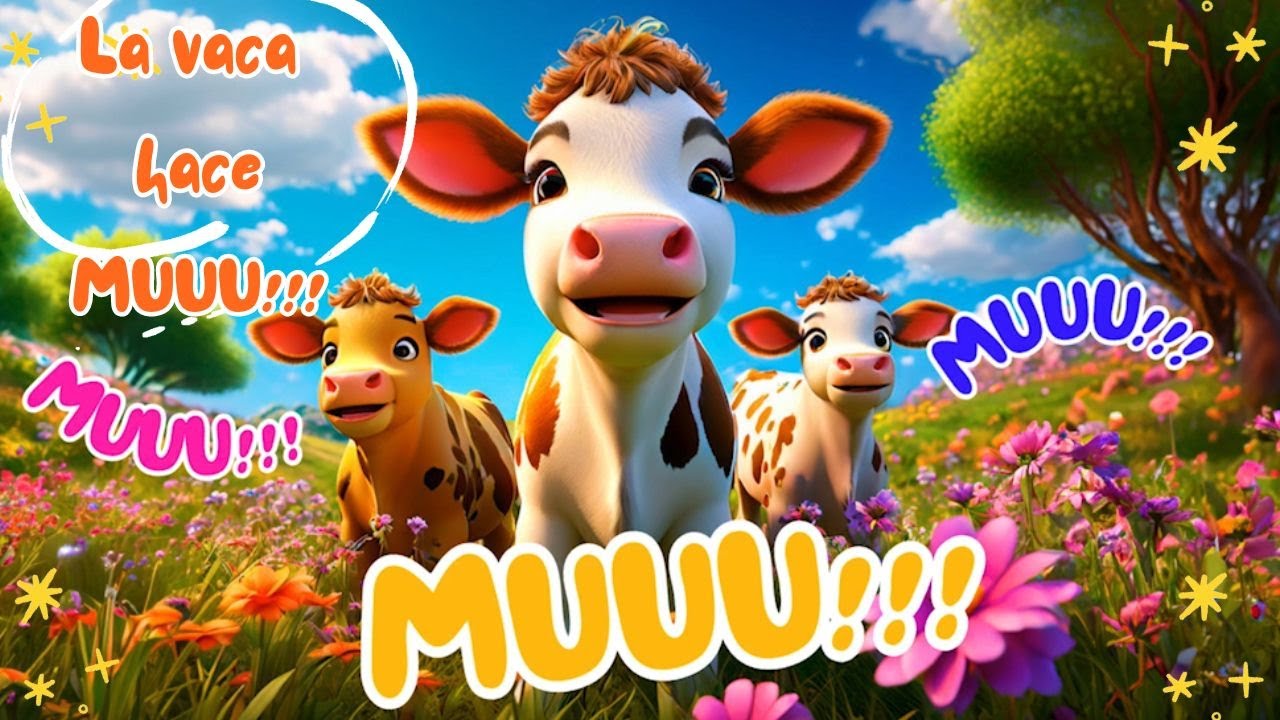 LA VACA HACE MUUU!!!🌞Canciones de la Granja para Niños🐱MARY MIU - YouTube