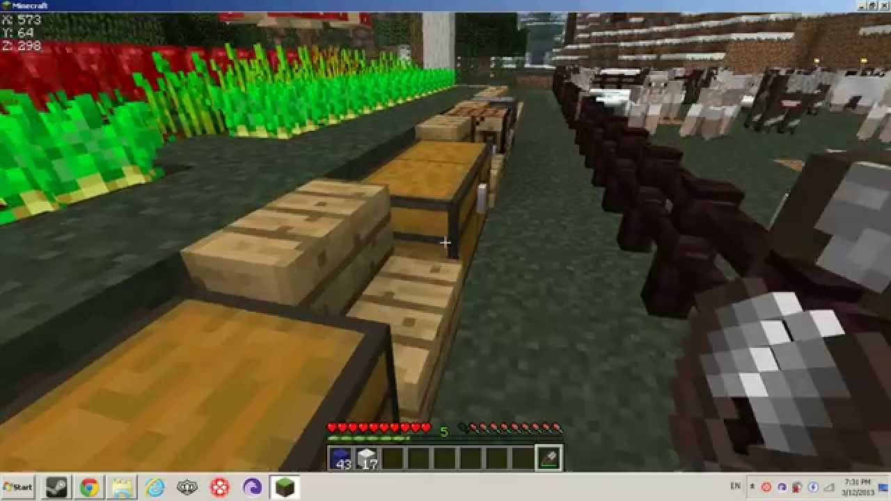 How to shave sheep in Minecraft - YouTube