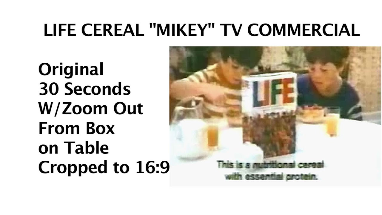 Life Cereal Box Mikey