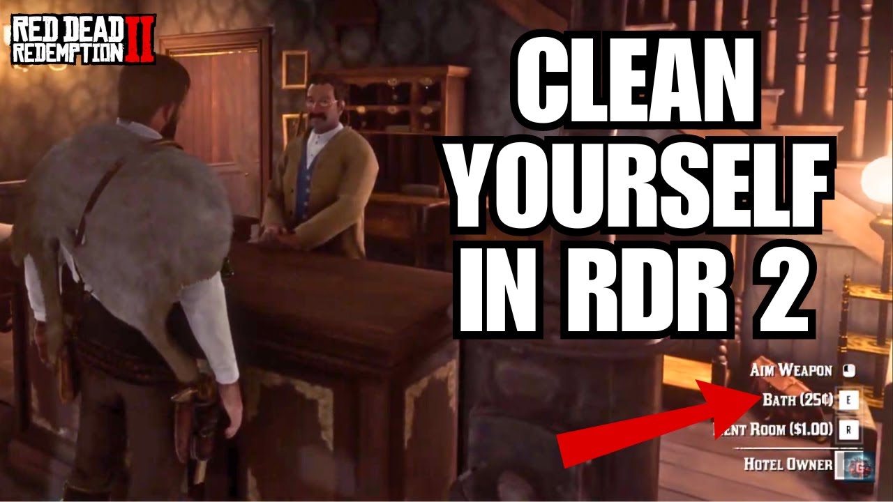 How to Clean Yourself on Red Dead Redemption 2 (2024) - YouTube