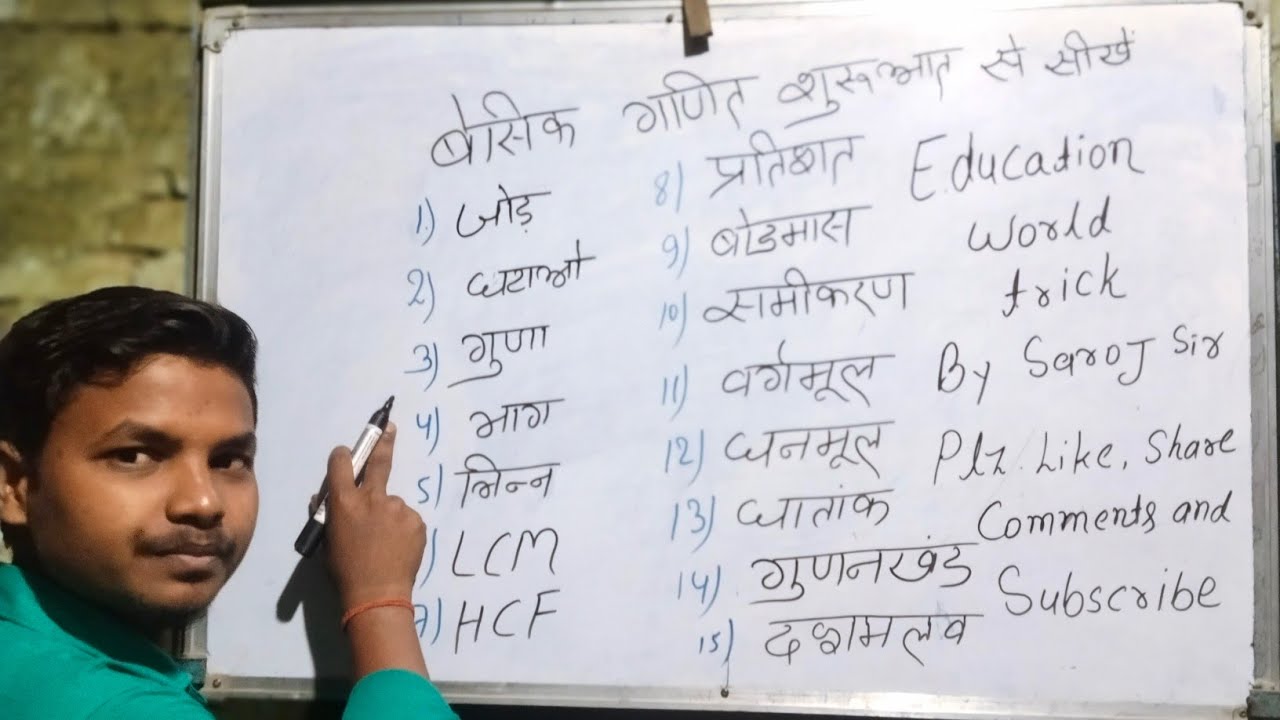 Basic Math Knowledge Education Basicmaths Knowledge Teaching 5552