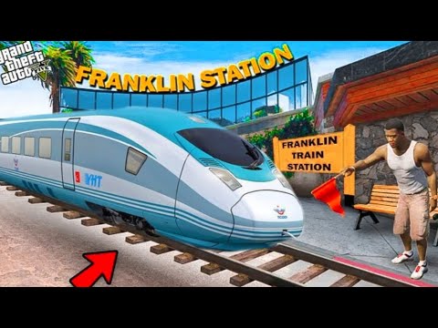 GTA 5 : Franklin Made A Bullet Train Station In Front Of His House ...