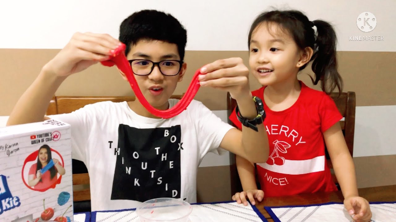 Kool-Aid EDIBLE SLIME/ trying Karina Garcia's Edible Slime Kit - YouTube