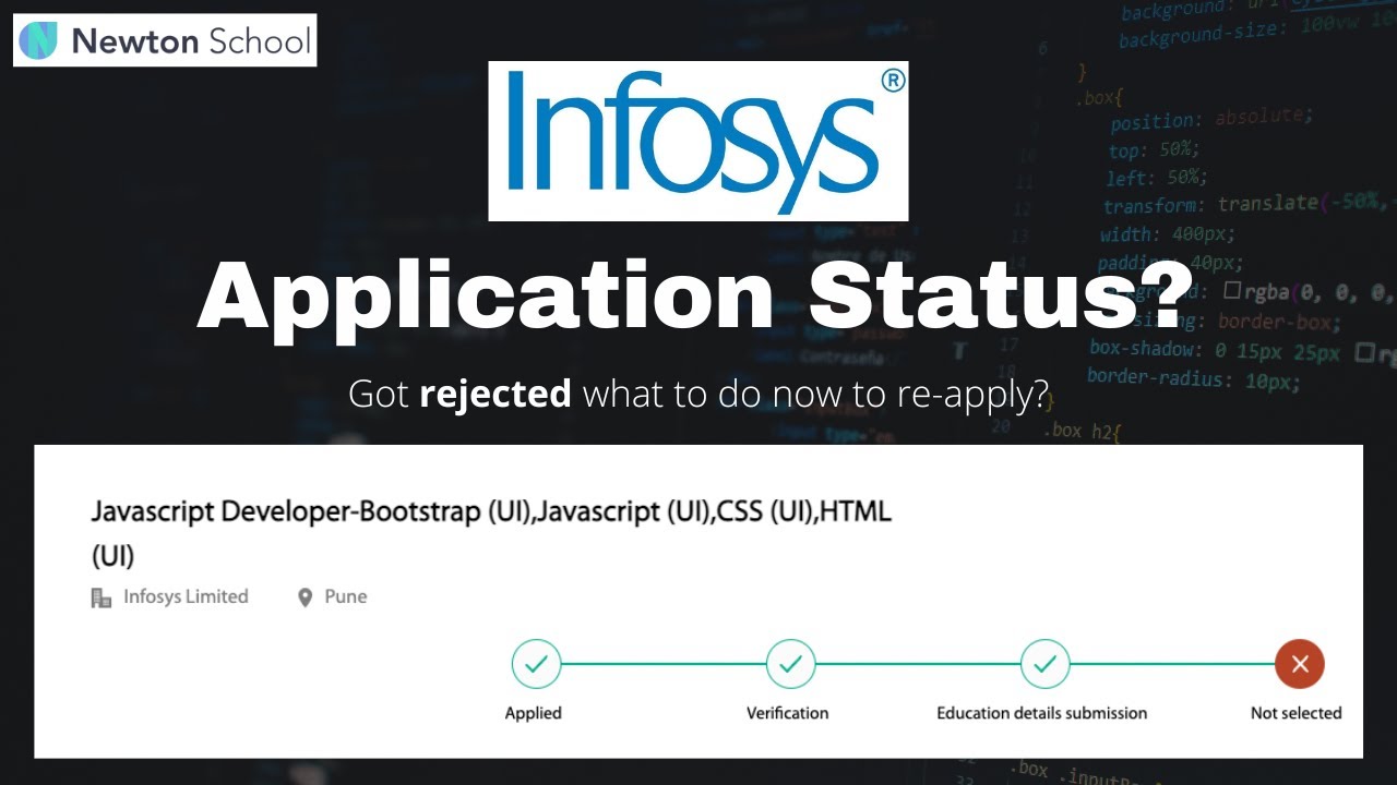 Infosys Application Status Got Rejected What To Do Now To Re apply infosys-application-status-got-rejected-what-to-do-now-to-re-apply