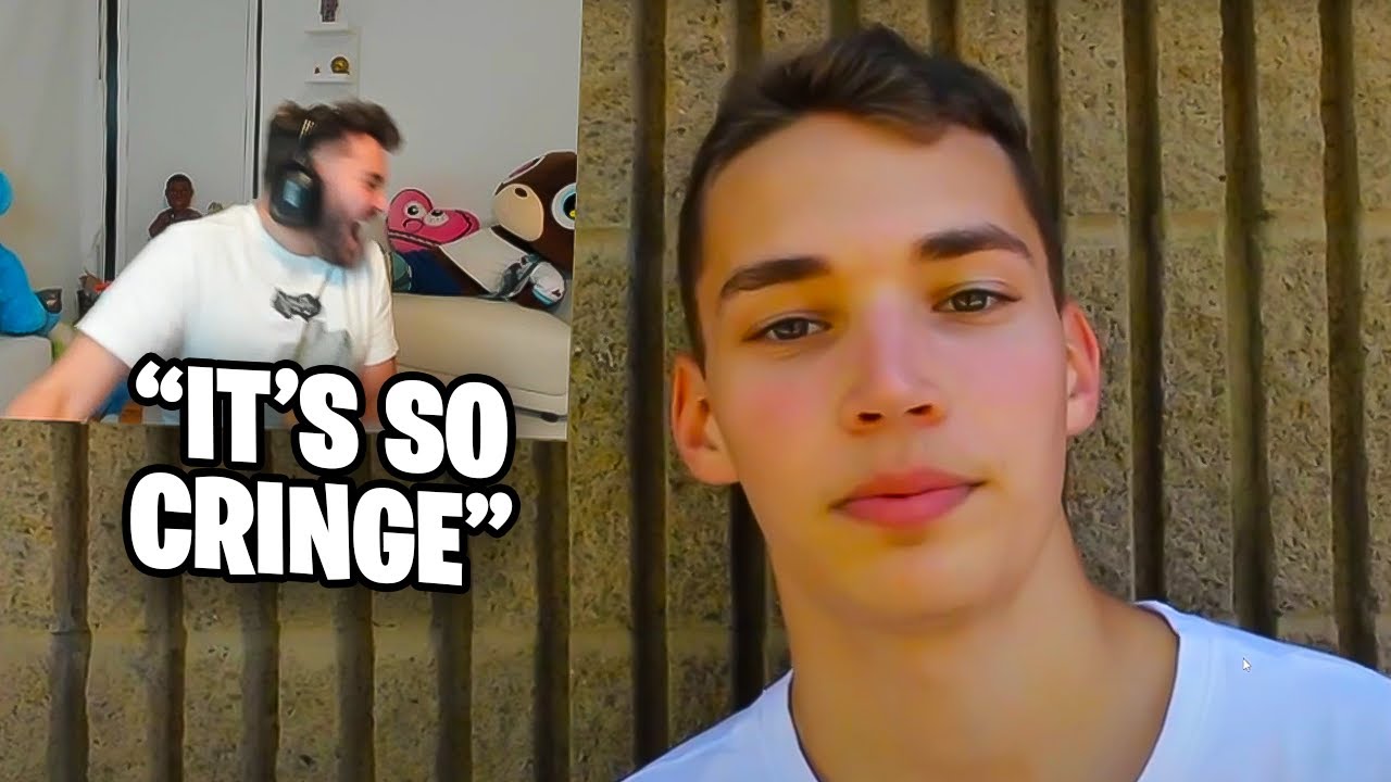 Adin Ross reacts to old video of himself in High School... 😂 - YouTube