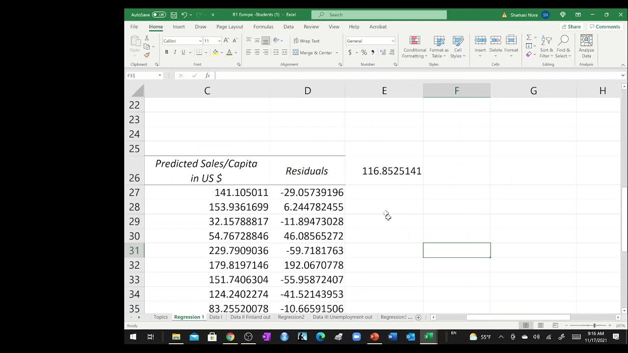 1 Multiple Linear Regression detecting and Dealing with outliers - YouTube