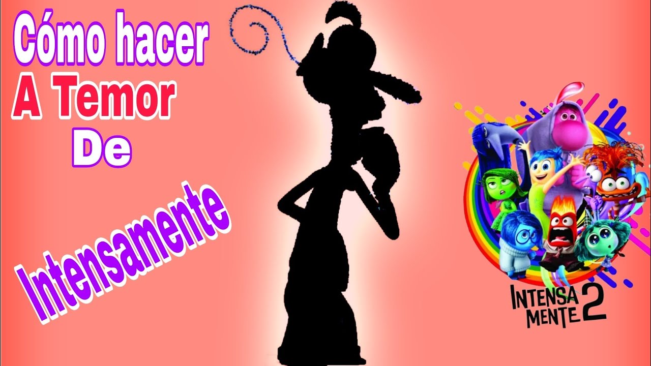 COMO HACER A TEMOR DE INTENSAMENTE / TEMOR INSIDE OUT FOAMY - YouTube