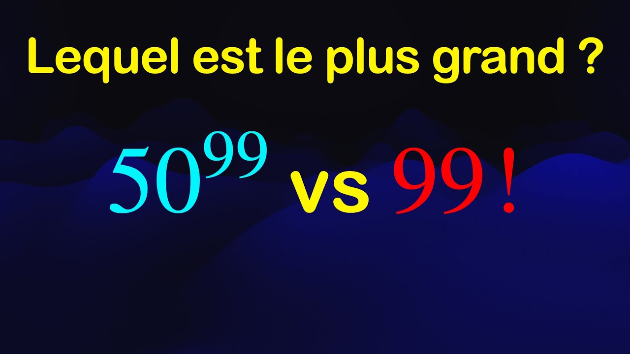 Lequel est le plus grand ? - YouTube