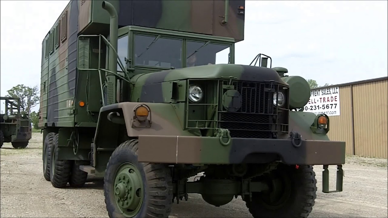 M820A2 w/o Winch Expandable Van (Mobile Office) - YouTube