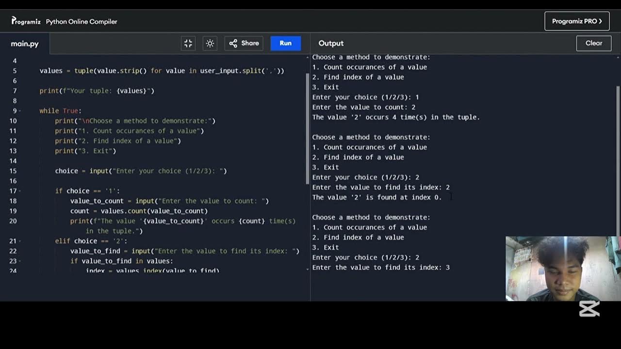 Basic Python Programming/ Tuples PART 3 - YouTube