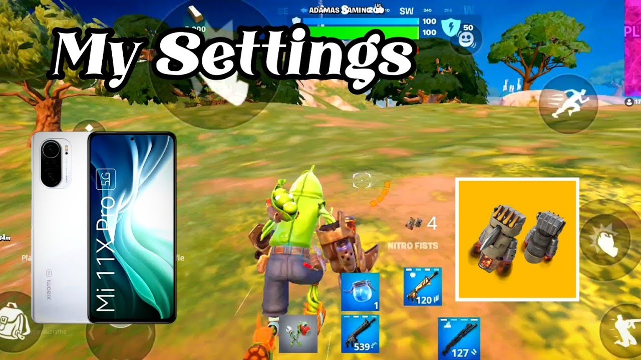 FORTNITE MOBILE GAMEPLAY CHAPTER 5 MI 11X PRO | ADAMAS | FORTNITE ...