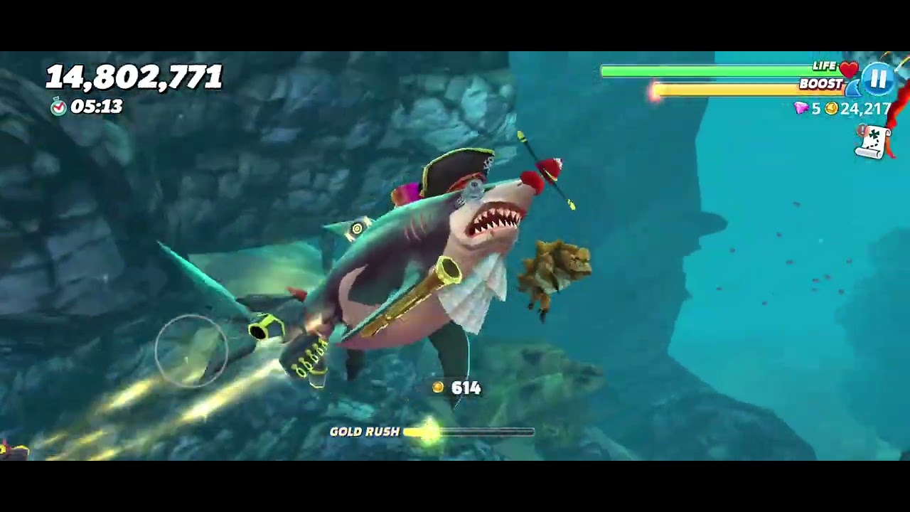 HUNGRY SHARK WORLD XXL (Super Great White Shark) - YouTube
