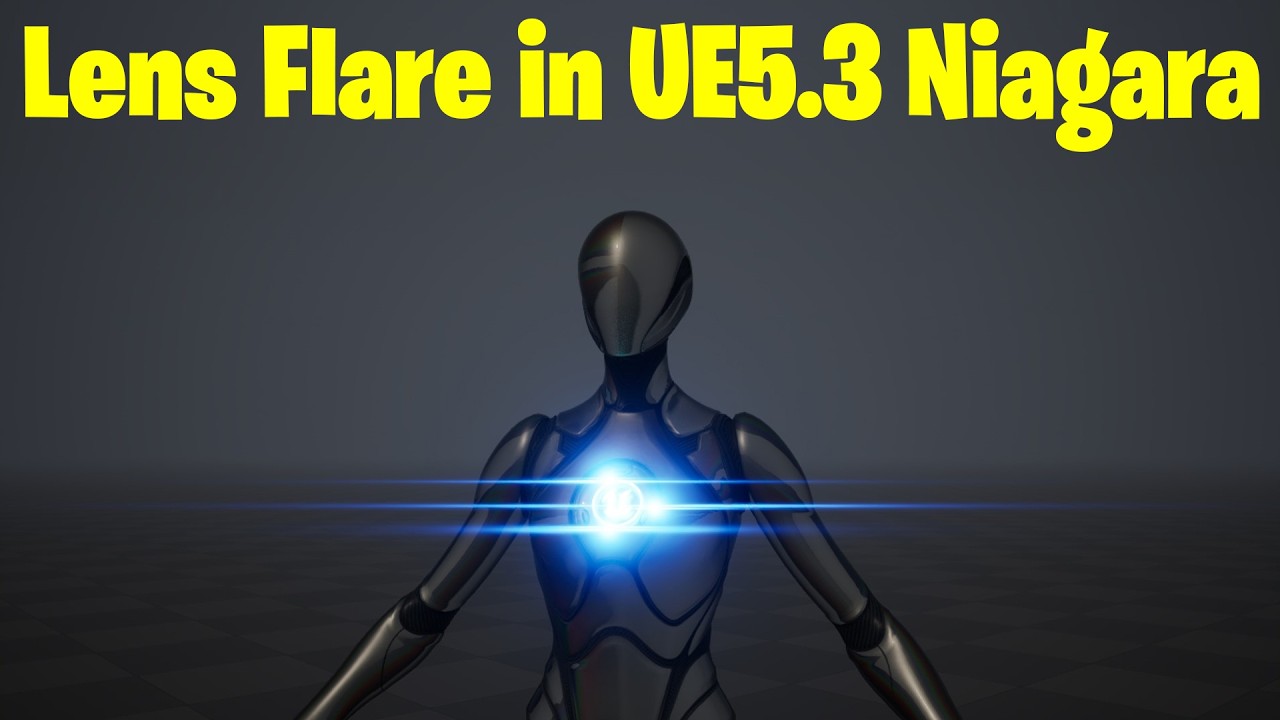 Showcase: Creating Lens Flare in UE5.3 Niagara - YouTube