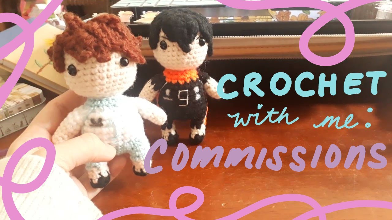 Crochet with Me: Commissions (Haikyuu!!) - YouTube