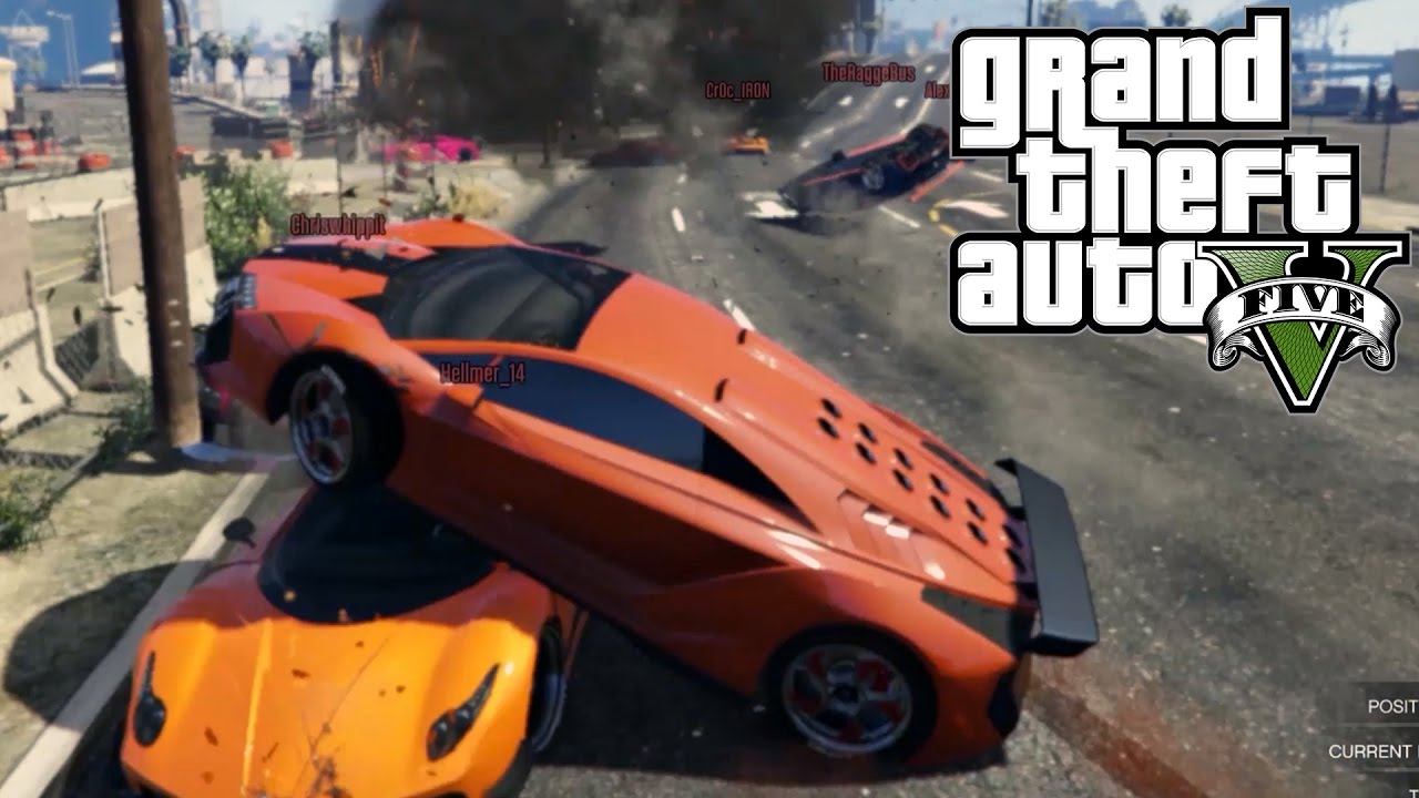 Grand Theft Auto 5 | Kaos, Krasher och Raketer - YouTube