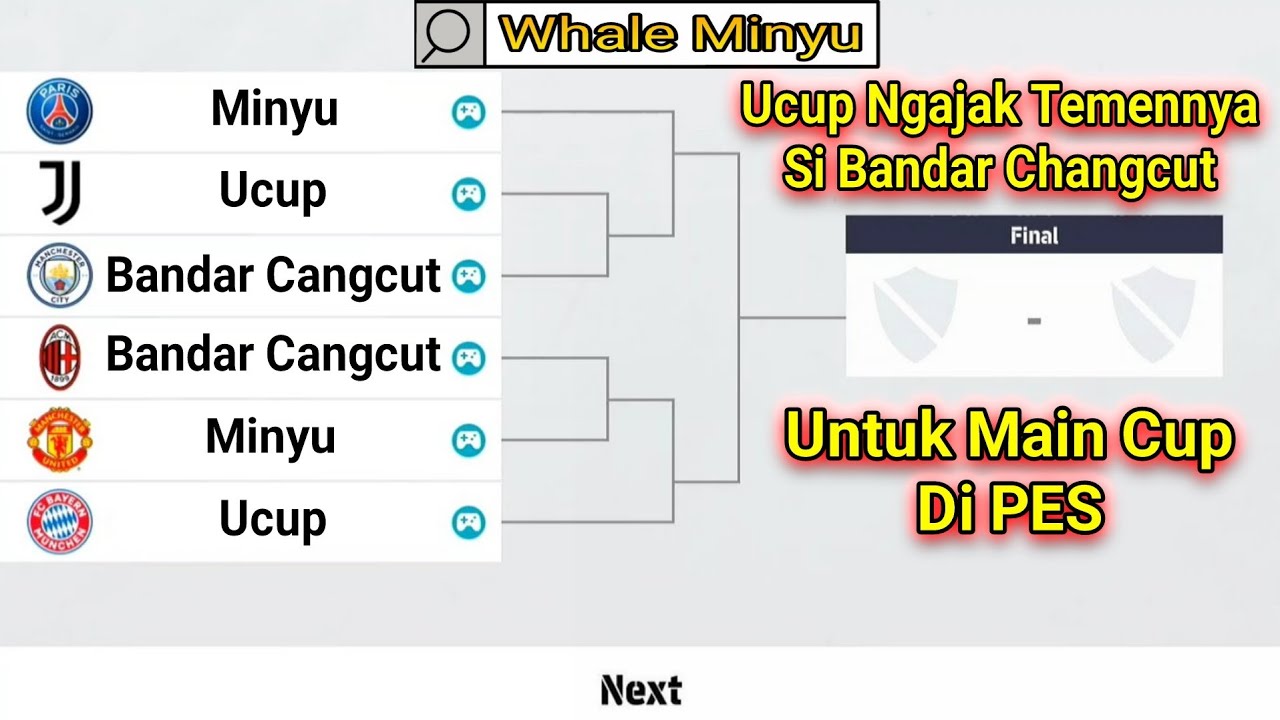 Ucup Ngajak Temennya Untuk Main Cup PES | Cup PES Part 1 - YouTube