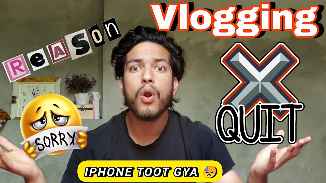 Iphone toot gya 😕 | vlogging ka kya hoga 😓 - YouTube