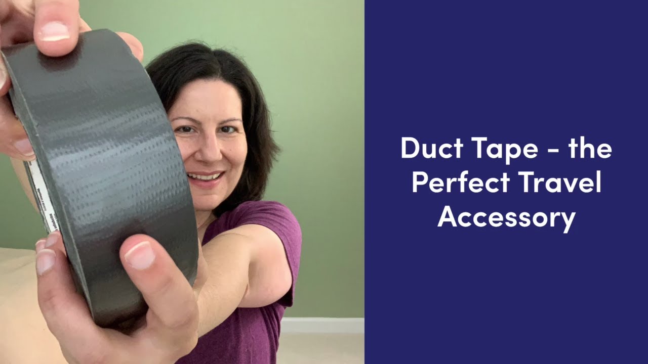 Duct Tape - The Perfect Travel Accessory - YouTube
