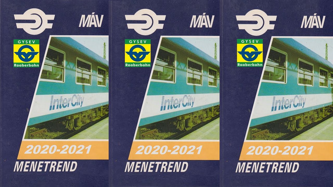 Vasúti menetrend tervezet 2020/2021 LIVE *** 1. rész - YouTube