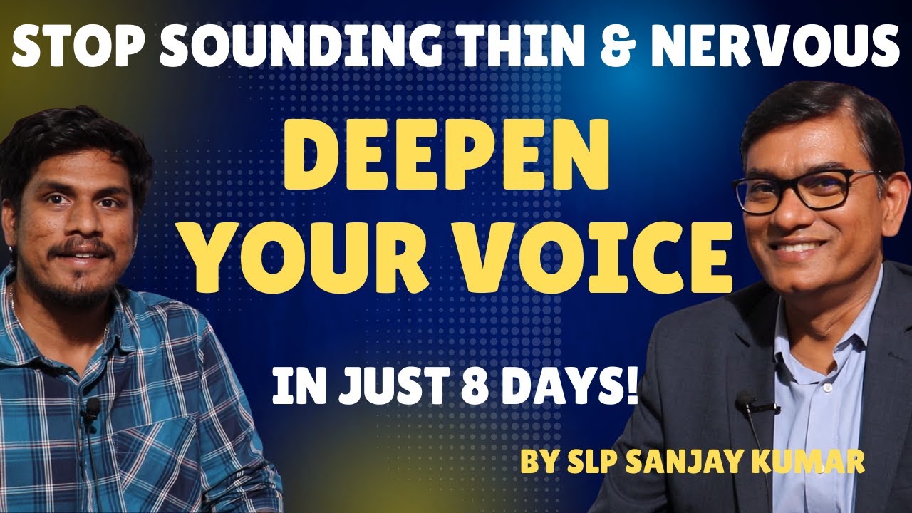 Stop Sounding Thin & Nervous | Deepen Your Voice In Just 8 Days ...