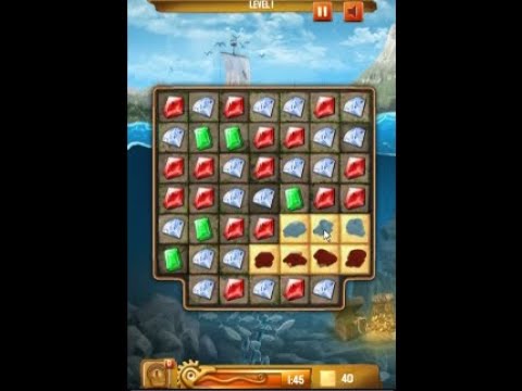 Jewel quest supreme match3 game level1 to level3 complete - YouTube