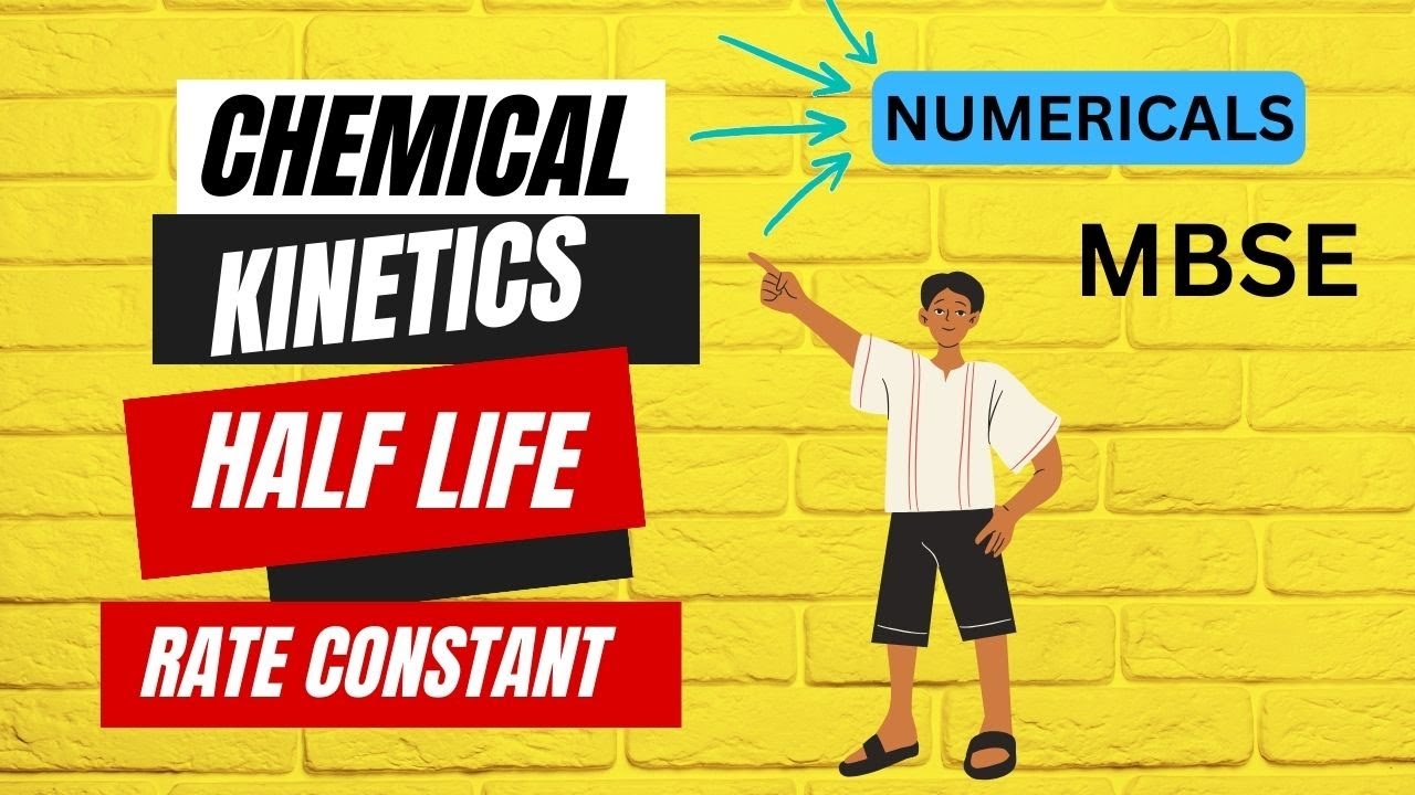 HOW TO SOLVE HALF LIFE AND RATE CONSTANT/CHEMICAL KINETICS - YouTube
