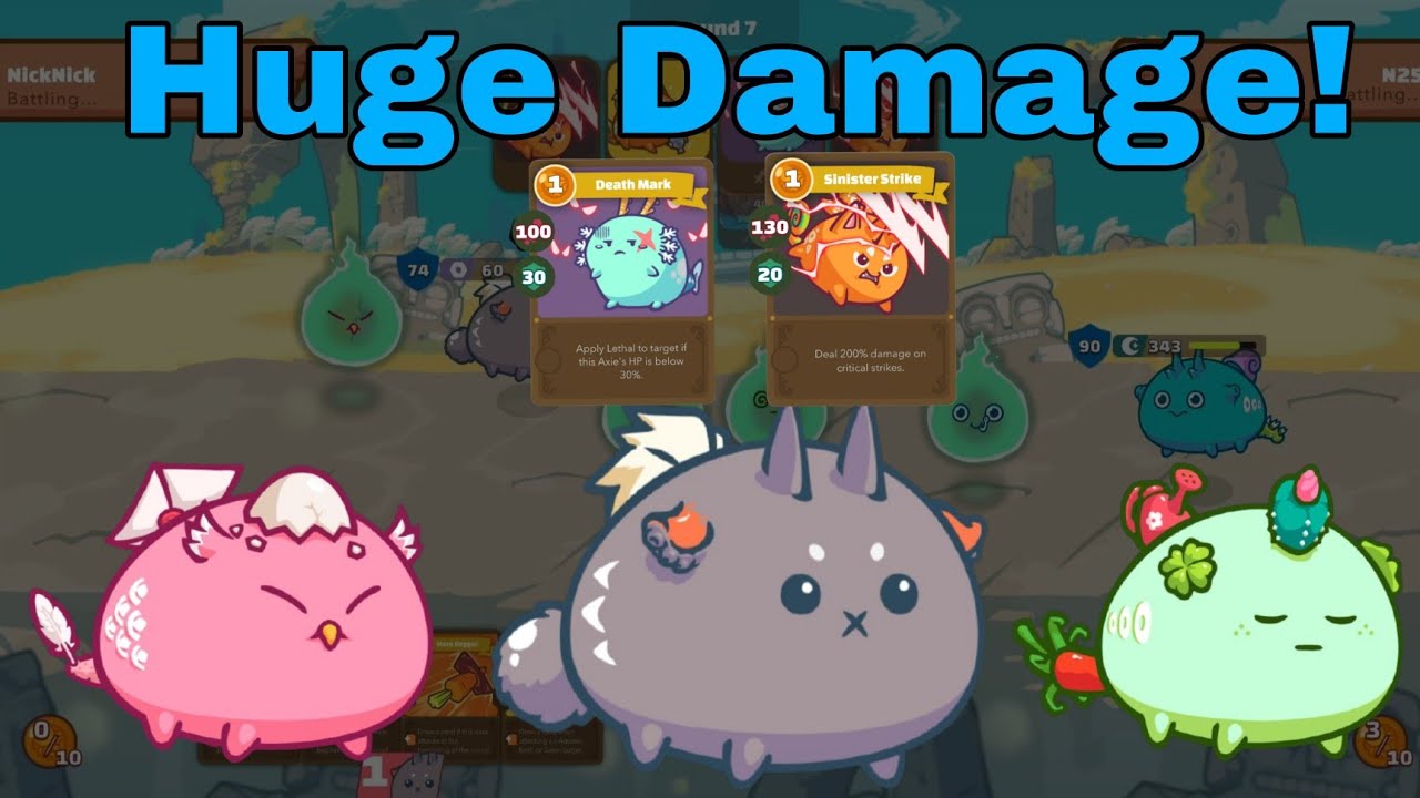 BMP GAMEPLAY SEASON 20 | AXIE KISS + DUAL BLADE | AXIE INFINITY - YouTube