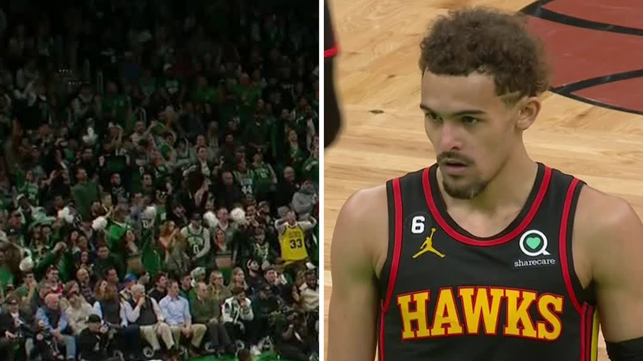 Trae Young showered with 'OVERRATED' chants in Boston | NBA on ESPN ...