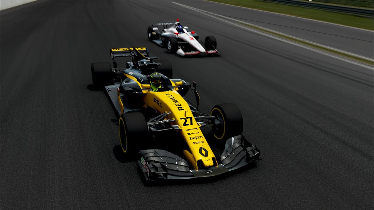 Can the Indycar with Oval Specs pass the F1 Car in less than 5 laps ...