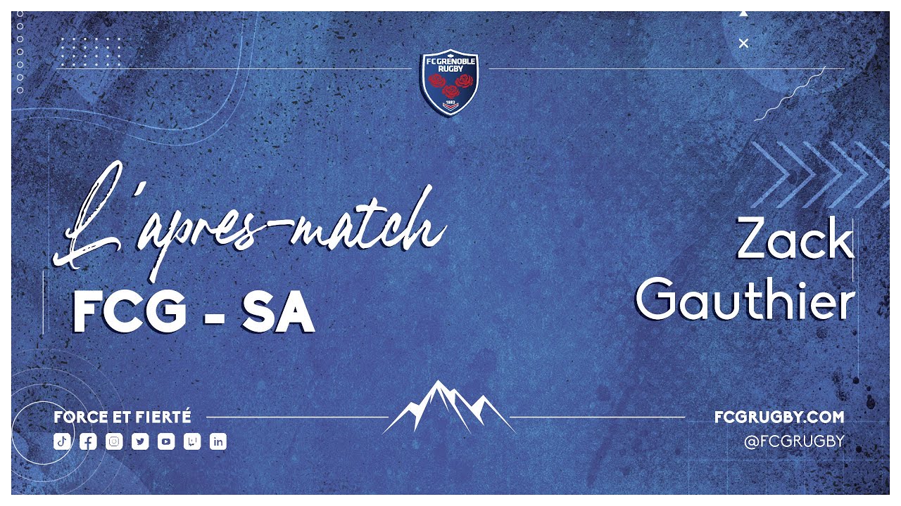 🎙️ 𝕃'𝕒𝕡𝕣𝕖̀𝕤-𝕞𝕒𝕥𝕔𝕙 𝕒𝕧𝕖𝕔 Zack Gauthier | FCG - SA | J5 - YouTube