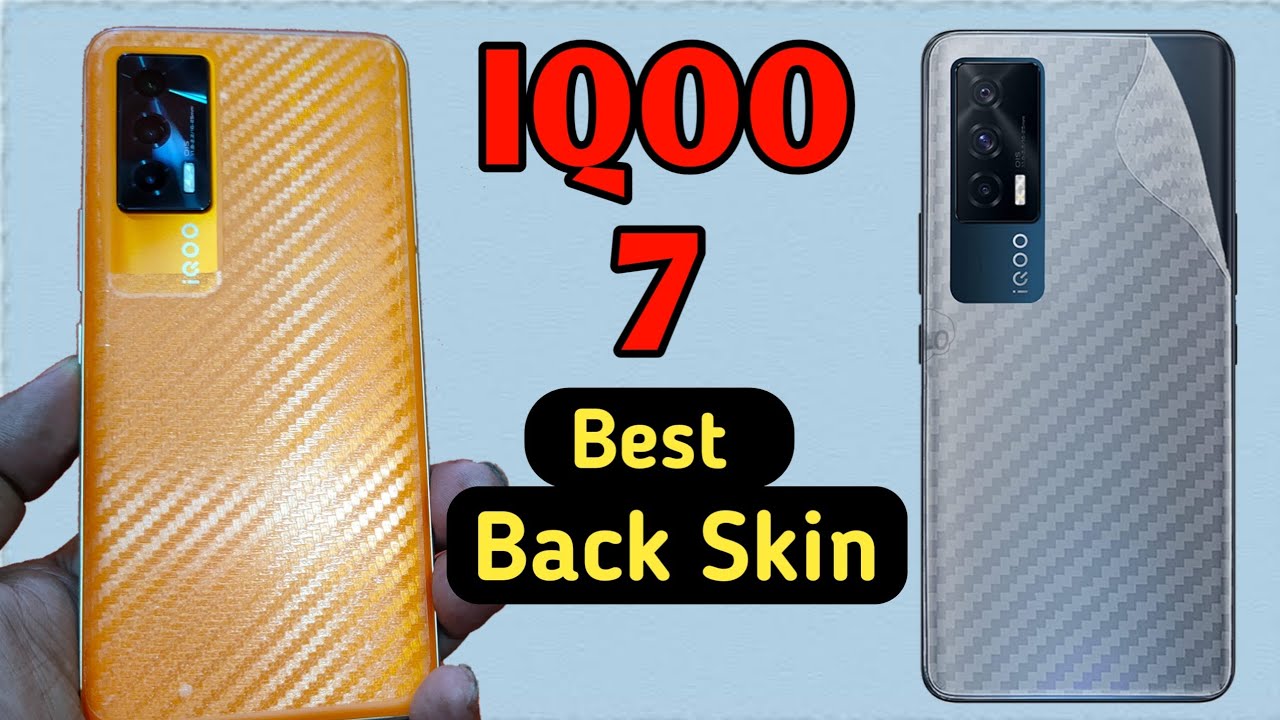 Best Back Skin For Iqoo 7 | How to Fix back skin in Iqoo 7 - YouTube