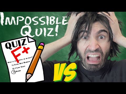 IMPOSSIBLE QUIZ vs The World's Worst Gamer! - YouTube