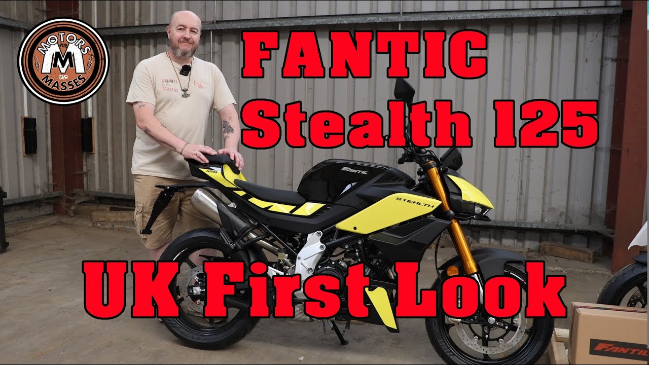 NEW FANTIC Stealth 125 UK First look - YouTube