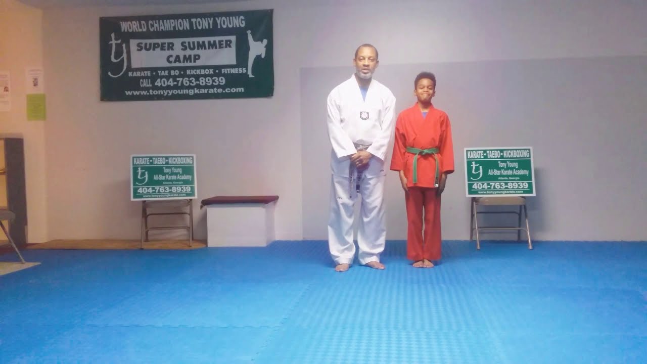 Tony Young All-Star Karate class 103 - YouTube