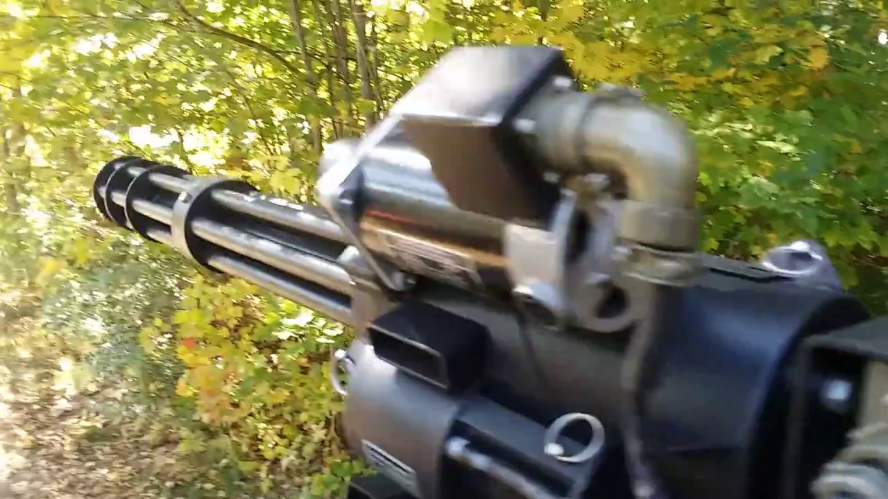 High Quality Minigun Replica Explained - YouTube