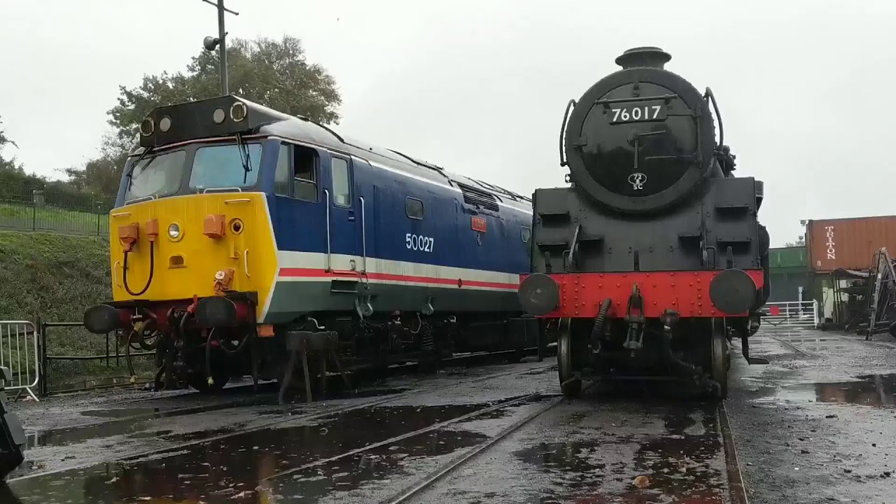 50027 first time start since June 2018 - YouTube