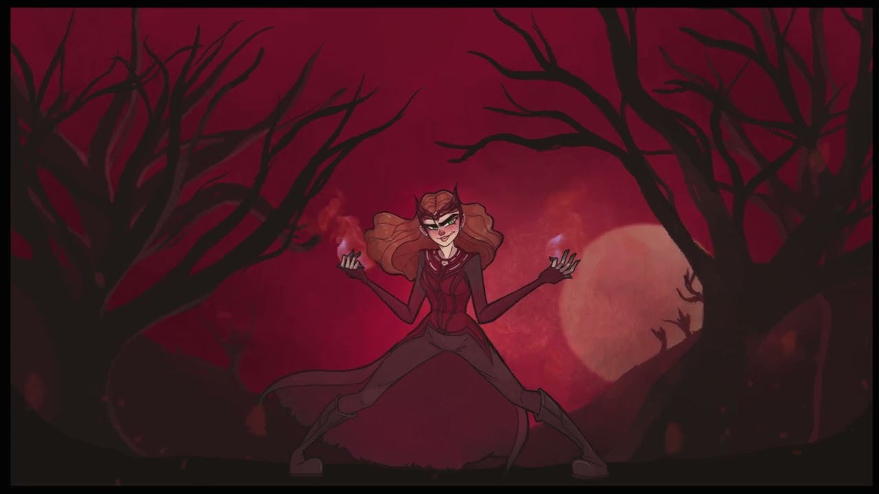 THE SCARLET WITCH ANIMATION - AndyWithAPencil - YouTube