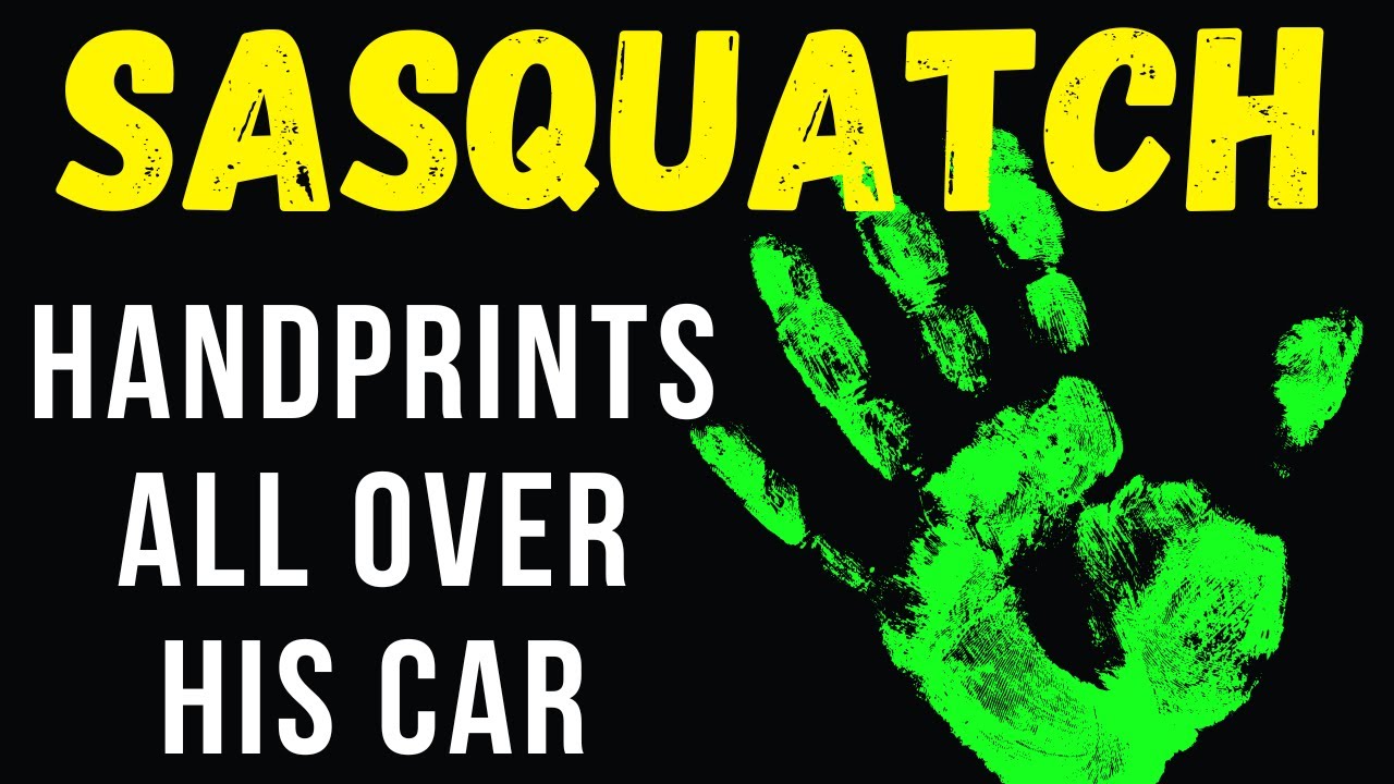 The Cop Kept Looking At His Car - Then He Saw It - SASQUATCH HANDPRINTS ...