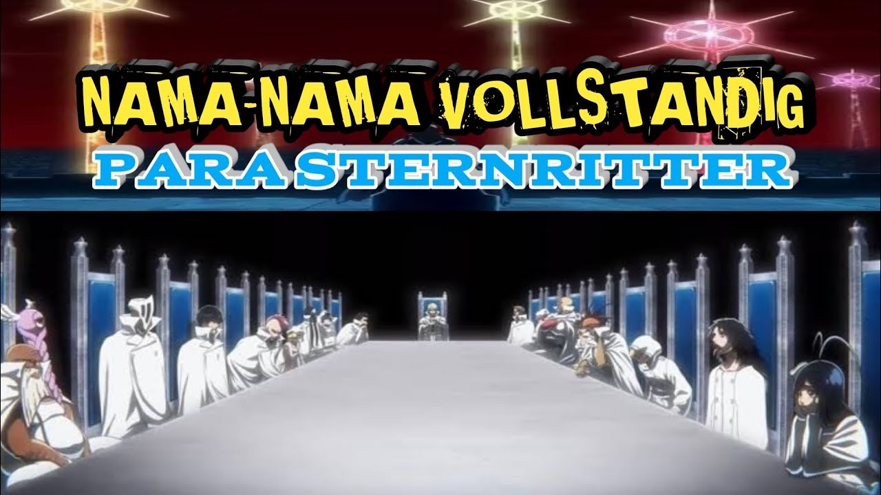 VOLLSTANDIG STERNRITTER #bleach - YouTube