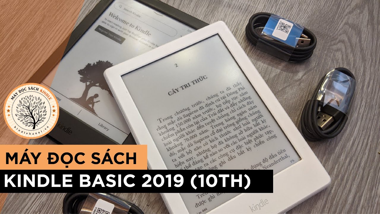 Máy đọc sách Kindle Basic 2019 (10th) - YouTube