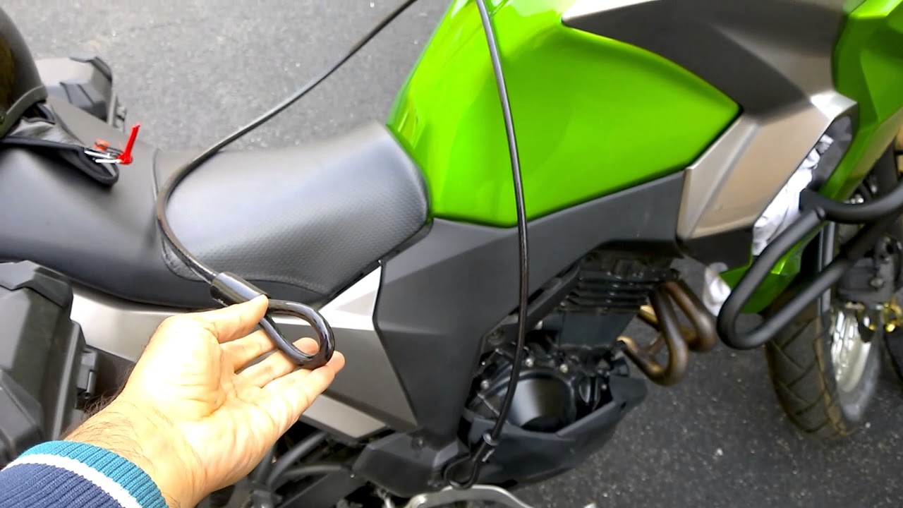Tips to Lock Motorcycle for security and protection with disc lock ...