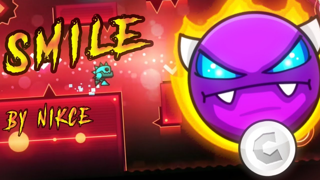 Smile 100% by Nikce - [Easy Demon] - Geometry Dash 2.11 - YouTube