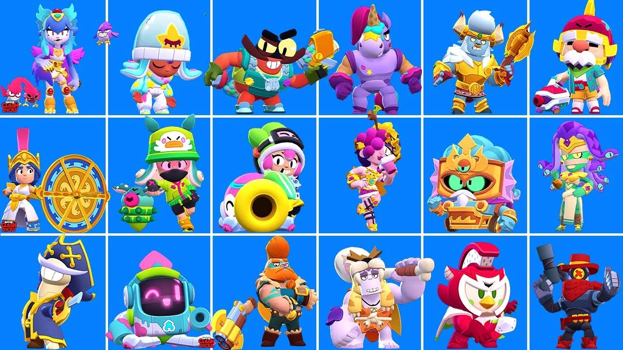 Berry, CLANCY & All New Skins | Brawl Stars - YouTube