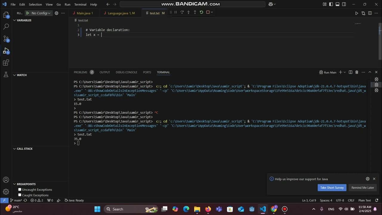 comments and optional semicolons in my programming language - YouTube